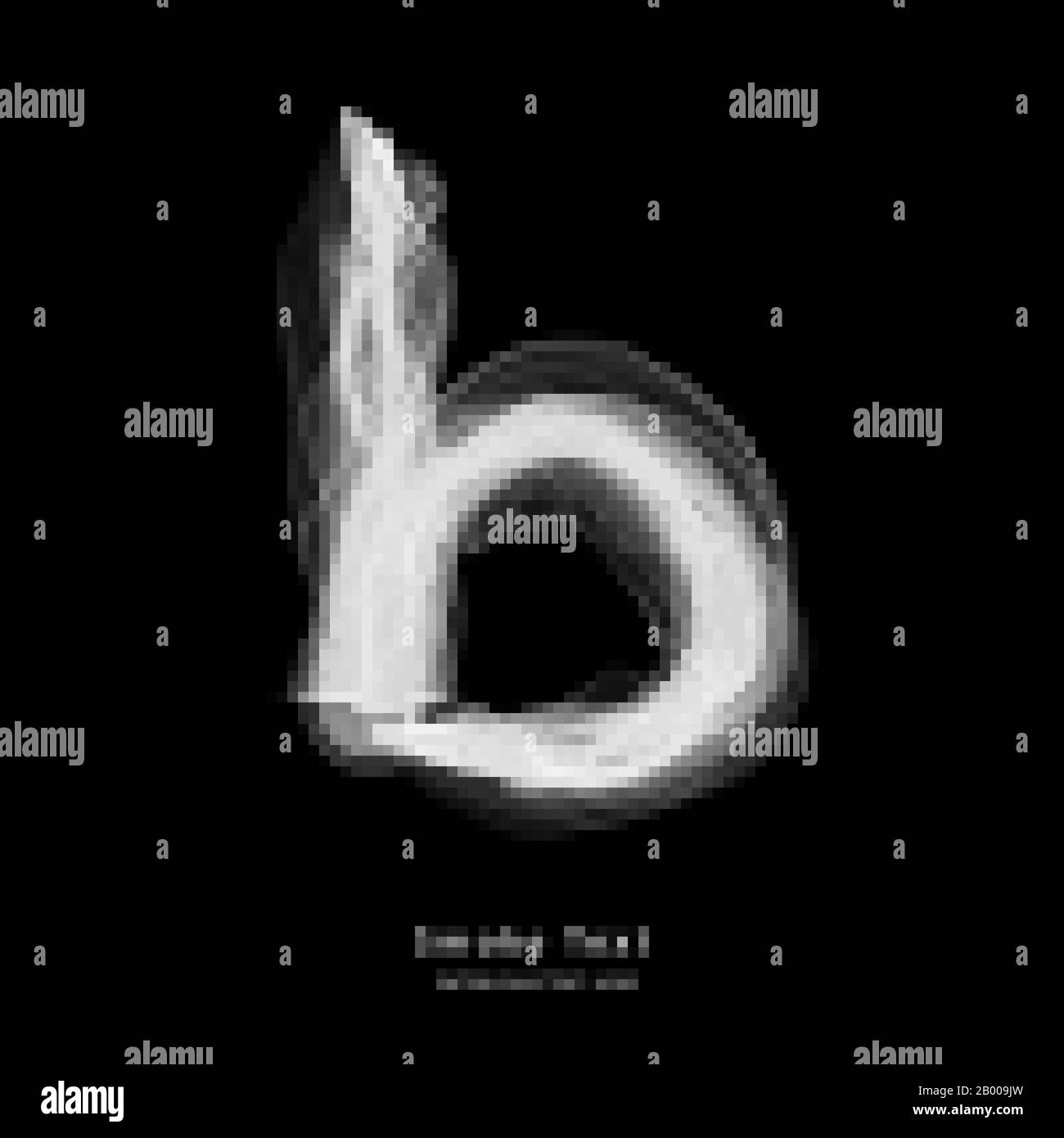 Abstract smoke lower case alphabet letter text art smoky pen brush ...