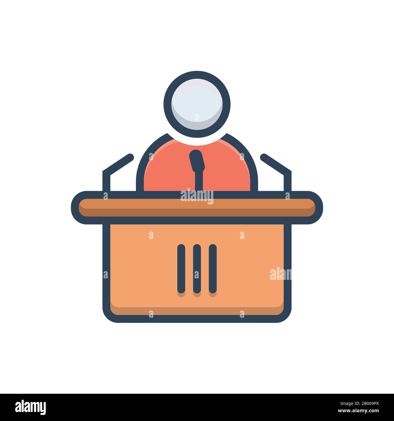 Speech to conference Cut Out Stock Images & Pictures - Alamy