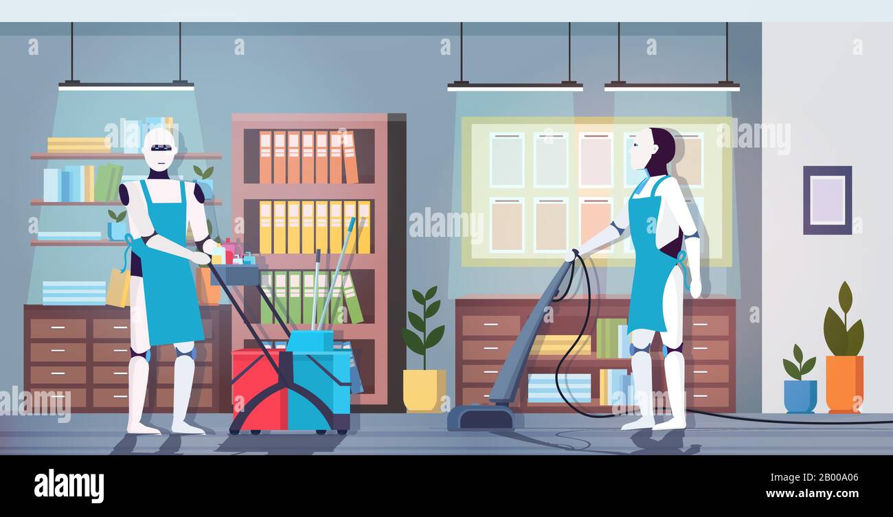 modern robotic cleaners using vacuum cleaner artificial intelligence ...