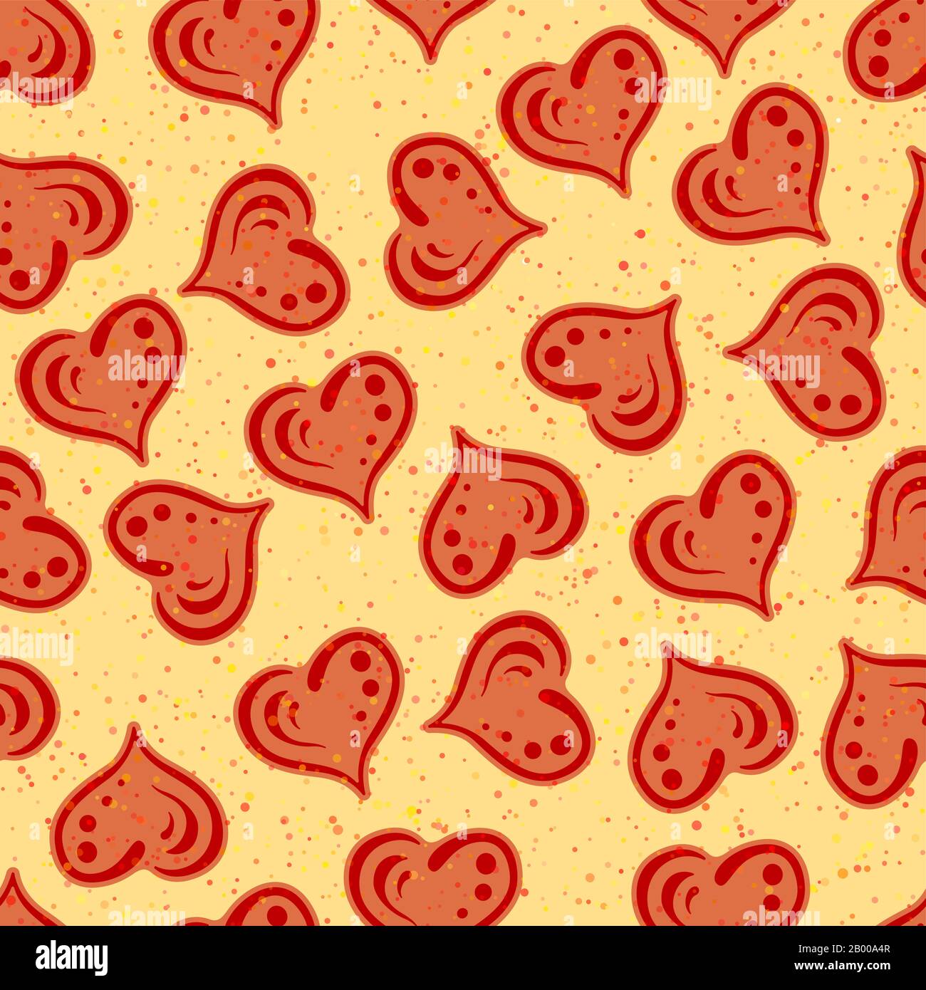 Romantic background hearts round Stock Vector Images - Alamy