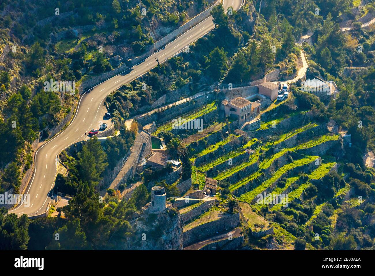 Tower ruin torre des verger hi-res stock photography and images - Alamy