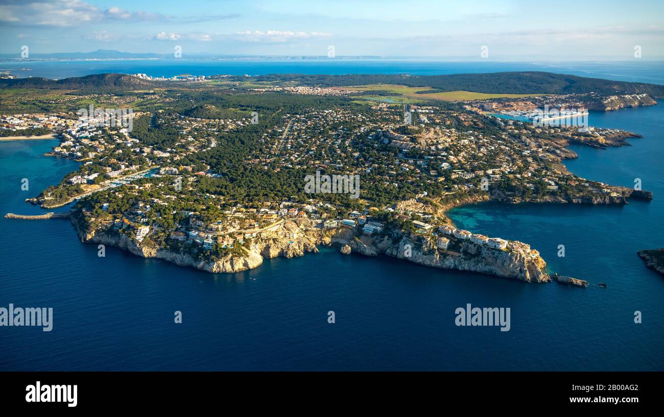 Local view santa ponsa with promontory hi-res stock photography and ...