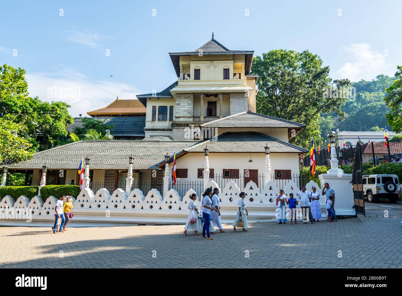 Buildings inside of the complex of Sri Dalada Maligawa or the Temple of ...