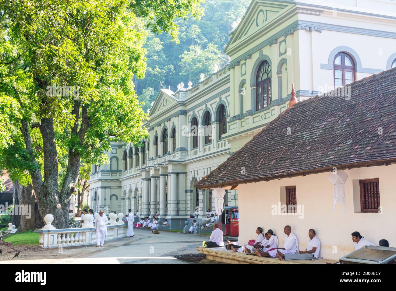 Buildings inside of the complex of Sri Dalada Maligawa or the Temple of ...