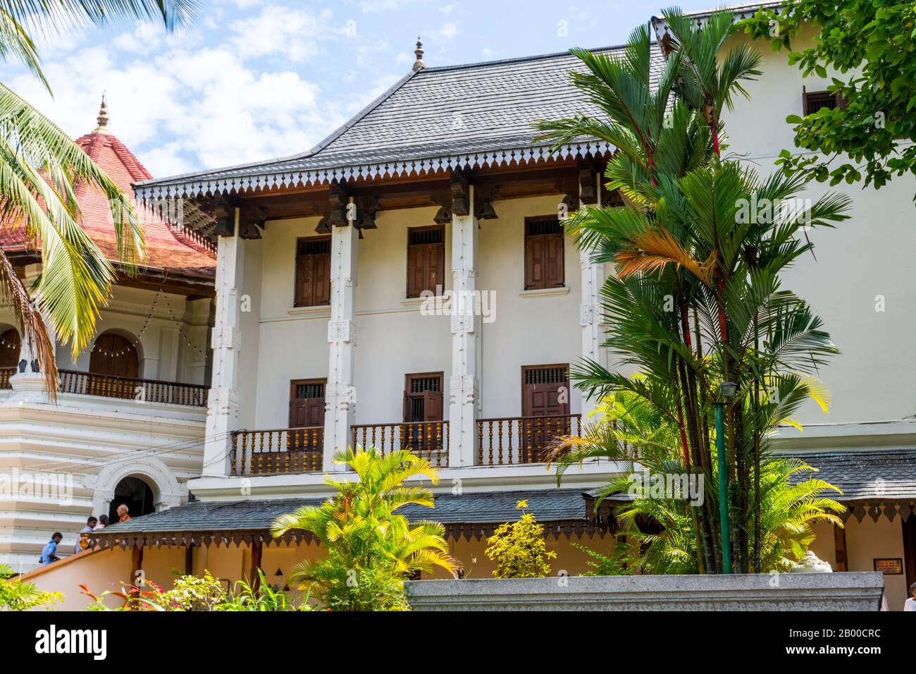 Buildings inside of the complex of Sri Dalada Maligawa or the Temple of ...