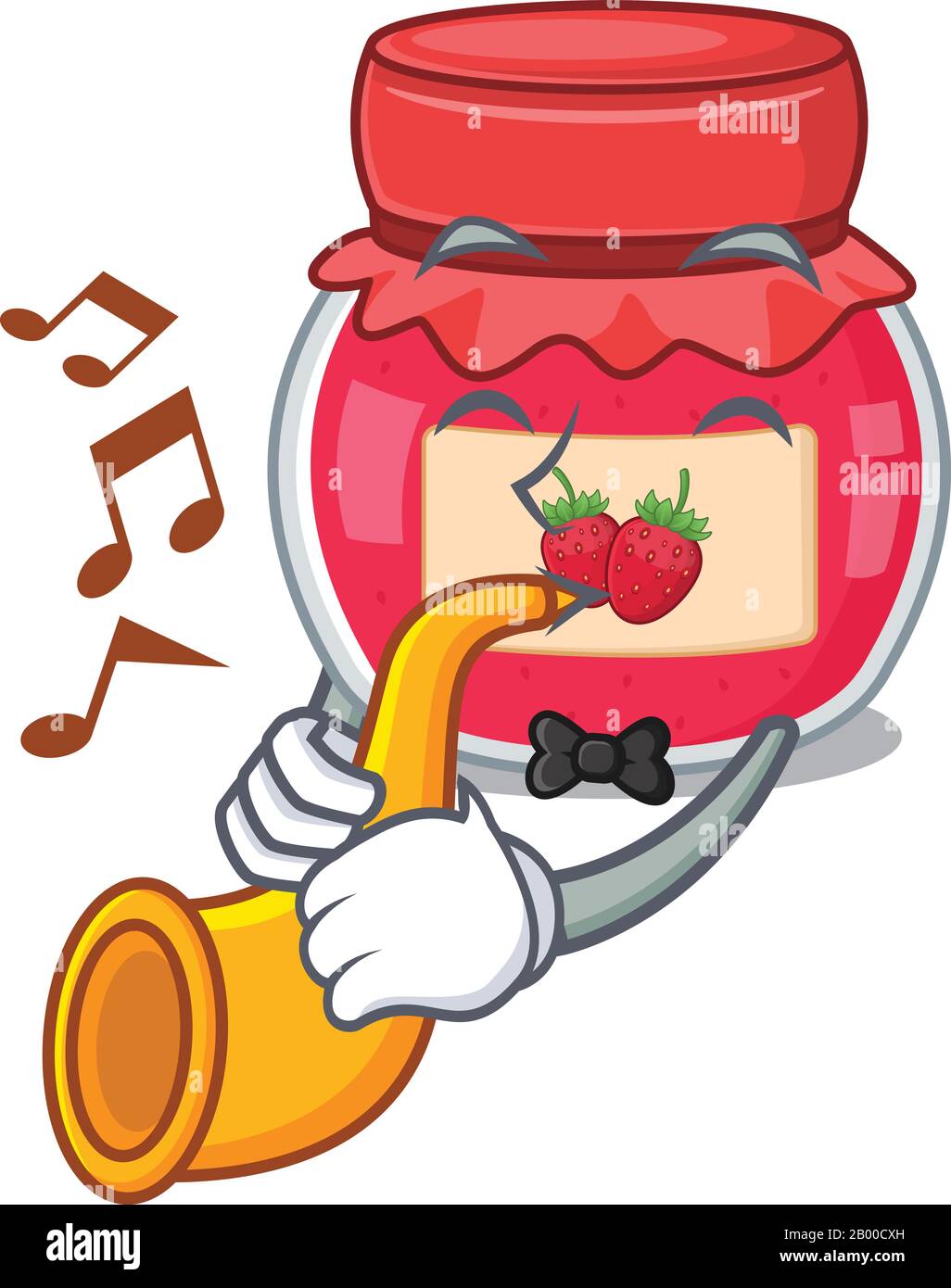 Mascot design concept strawberry hi-res stock photography and images ...