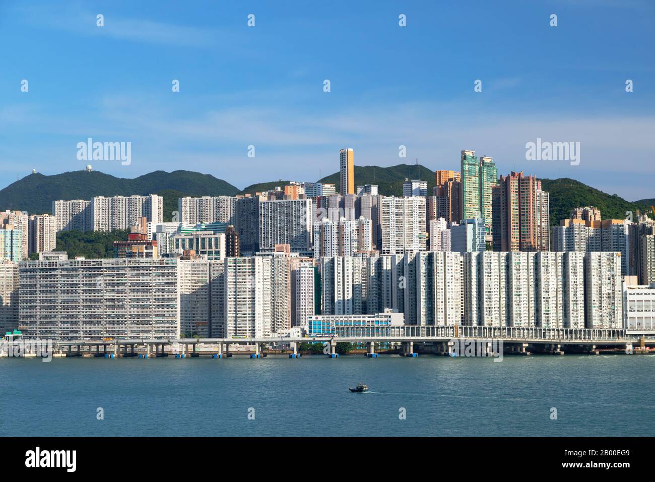 Skyline of North Point, Hong Kong Stock Photo - Alamy