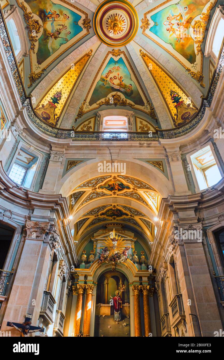 18th century sao marcos church ceiling hi-res stock photography and ...