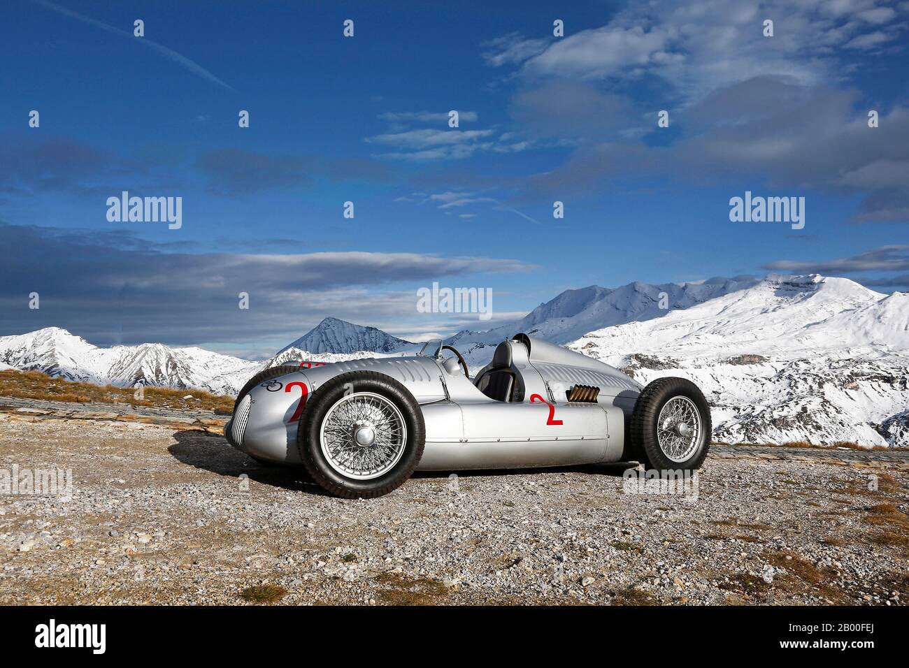 Grossglockner Grand Prix 2017, Auto Union Grand Prix racing car type D ...