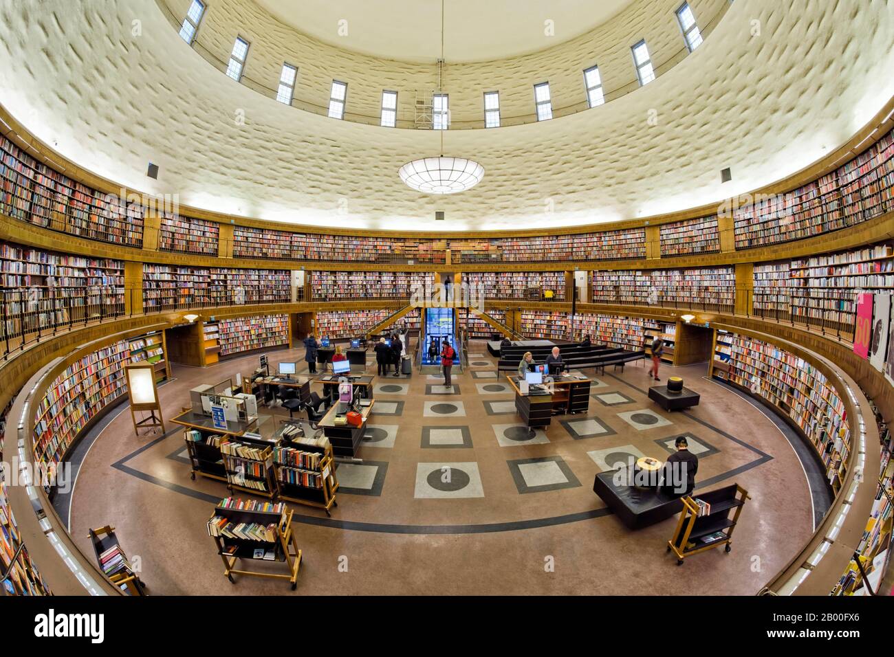 Library interior design hi-res stock photography and images - Alamy