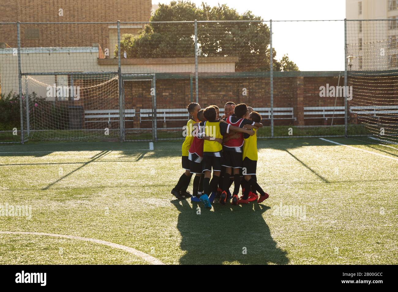 Happy winning soccer hi-res stock photography and images - Alamy