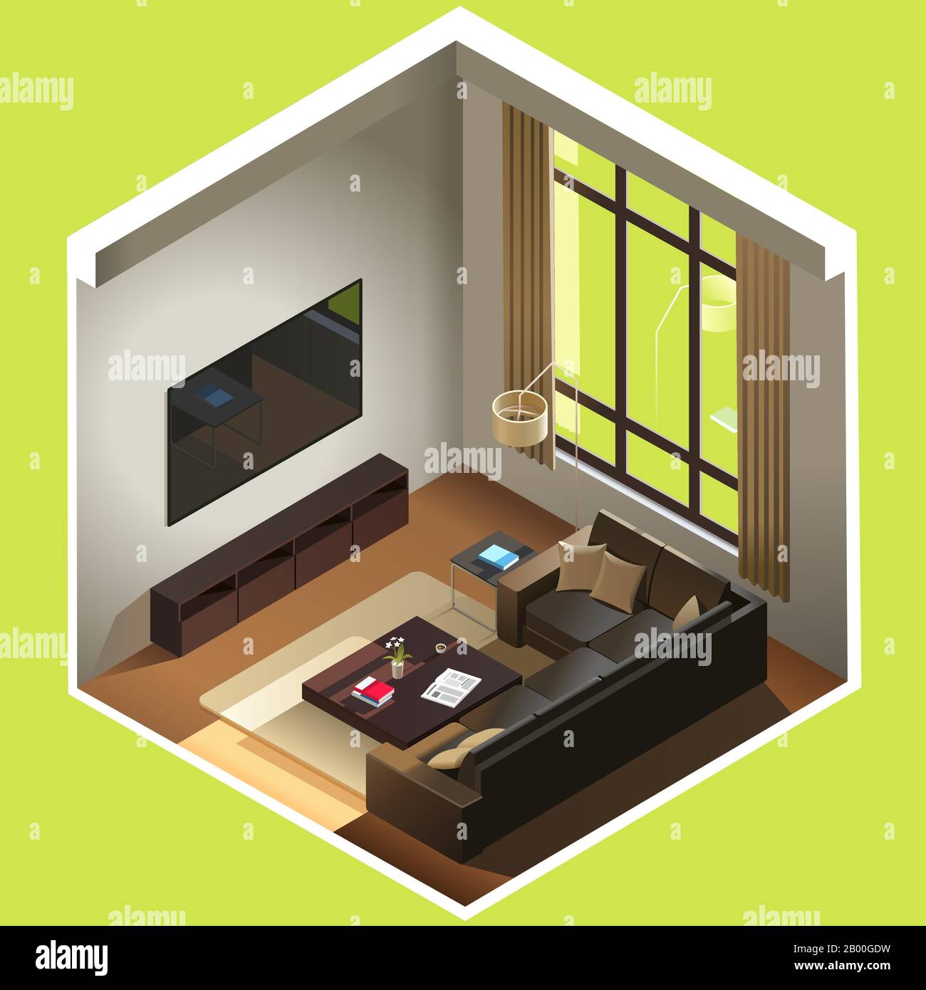 Vector Home Interior Cutaway 3,098 Cutaway House Royalty Free Photos