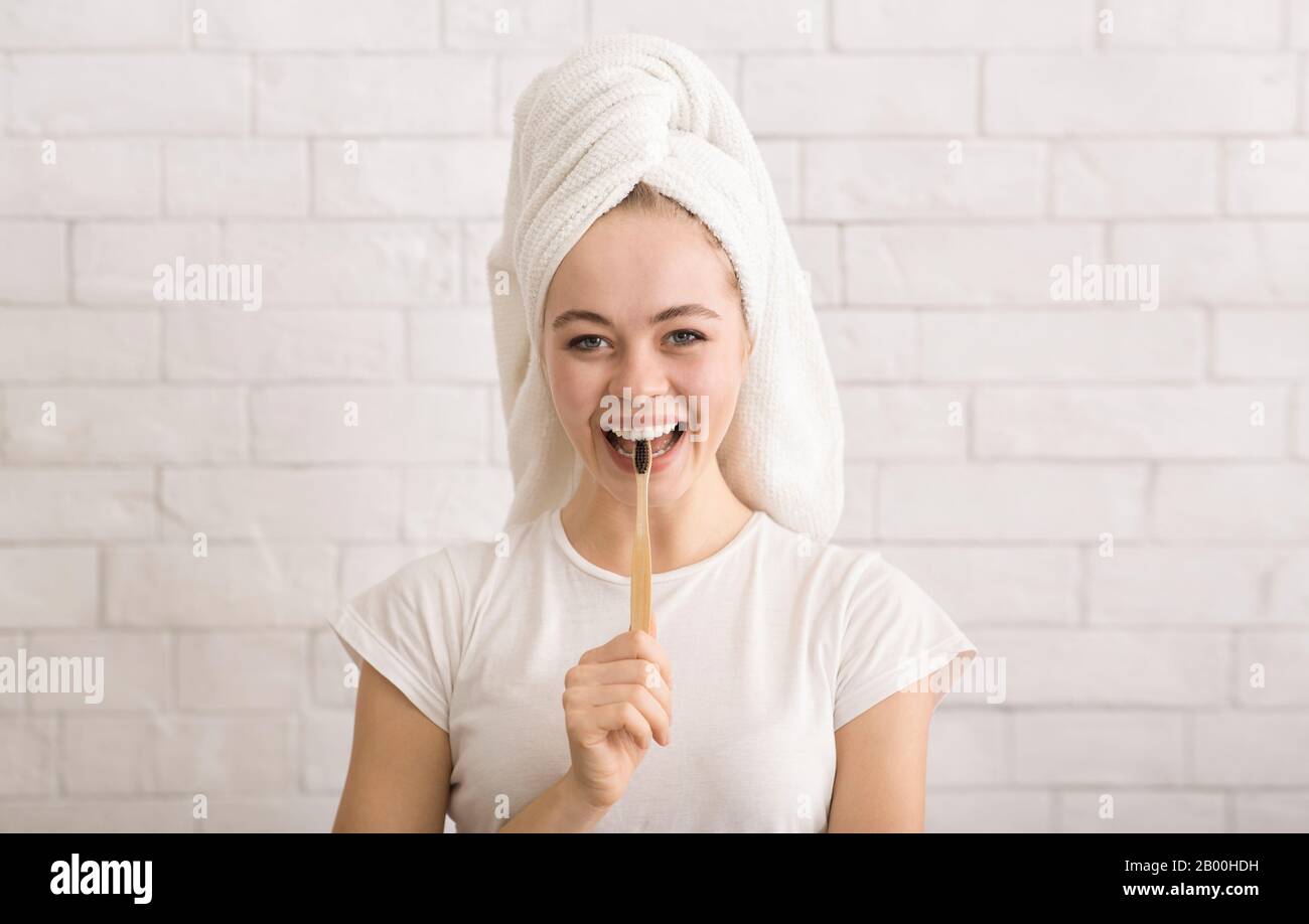 Biting Towel High Resolution Stock Photography and Images - Alamy