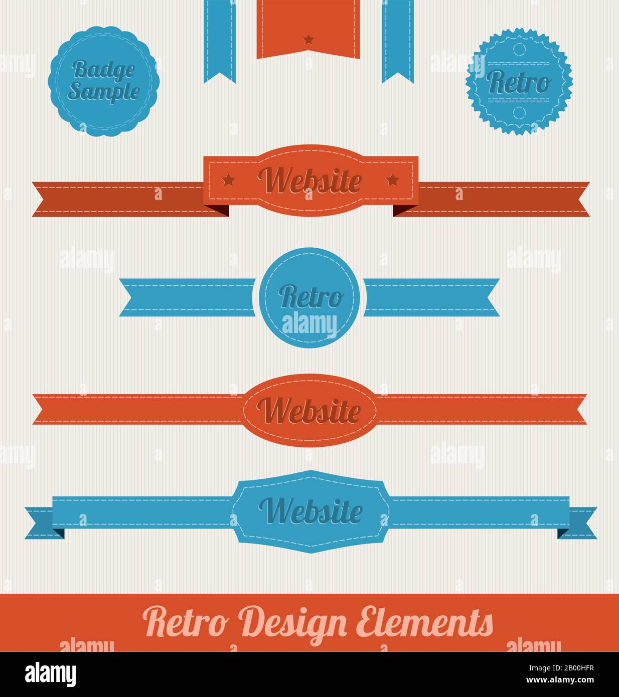 Retro aesthetics Stock Vector Images - Alamy