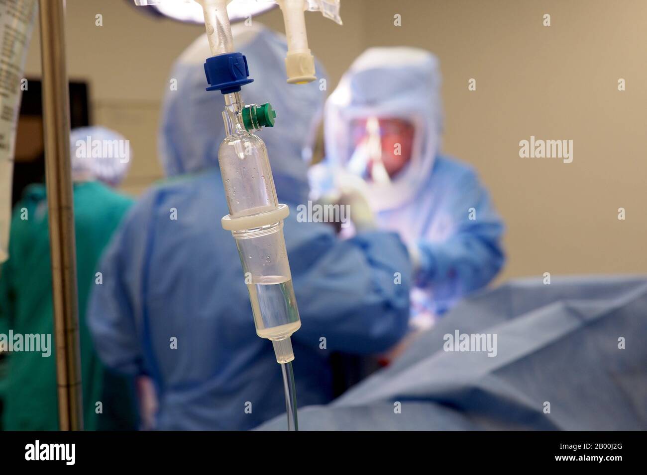 IV drip in hospital emergency room Stock Photo - Alamy