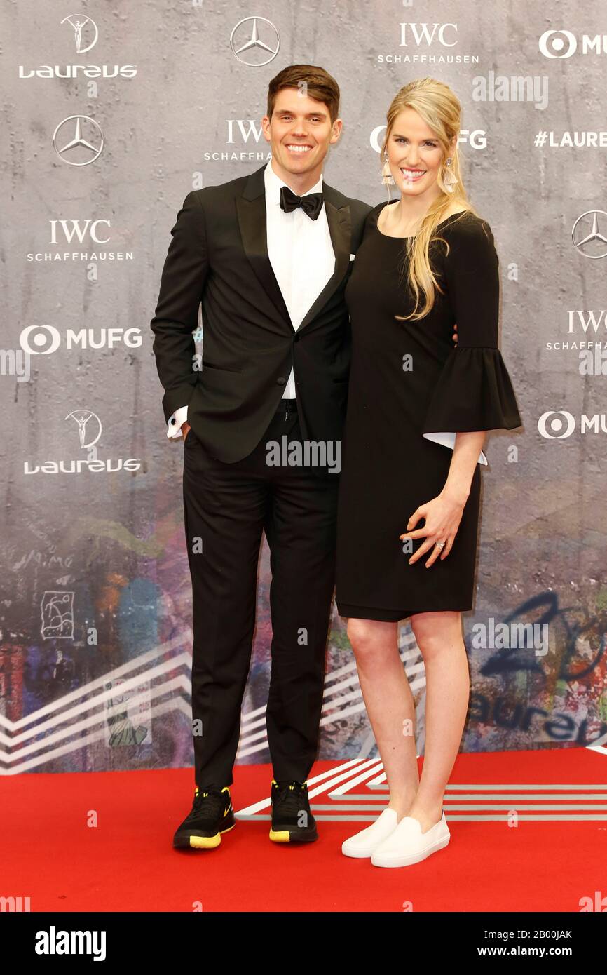 Berlin, Deutschland. 17th Feb, 2020. Hayes Johnson and Missy Franklin ...