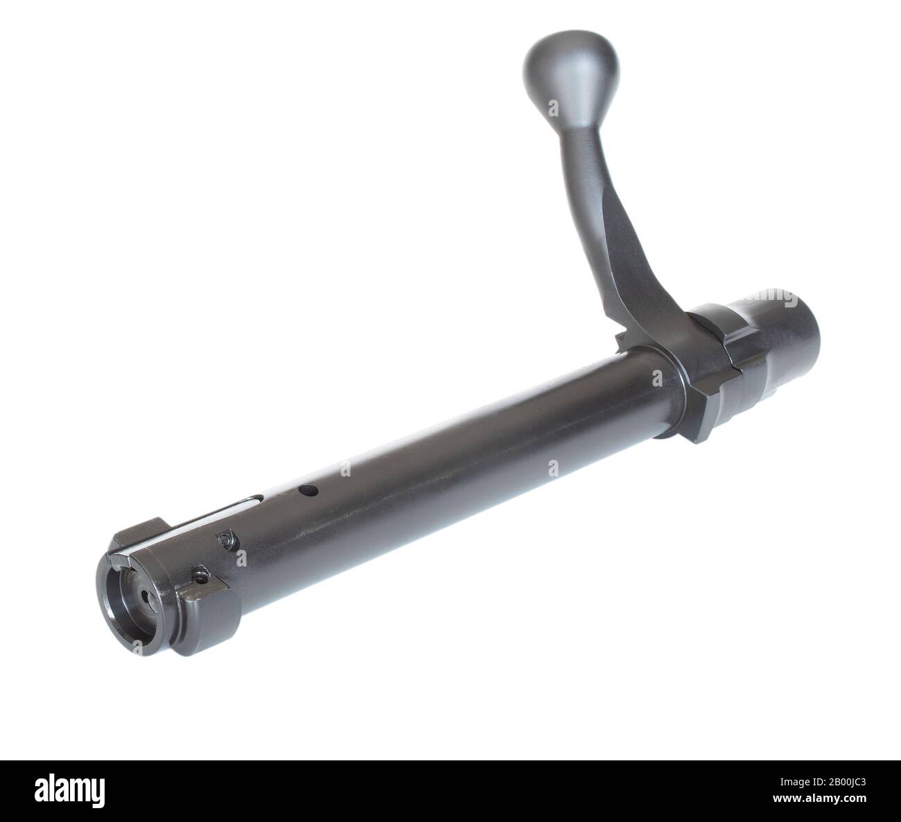 Bolt from a bolt action rifle isolated on white Stock Photo - Alamy