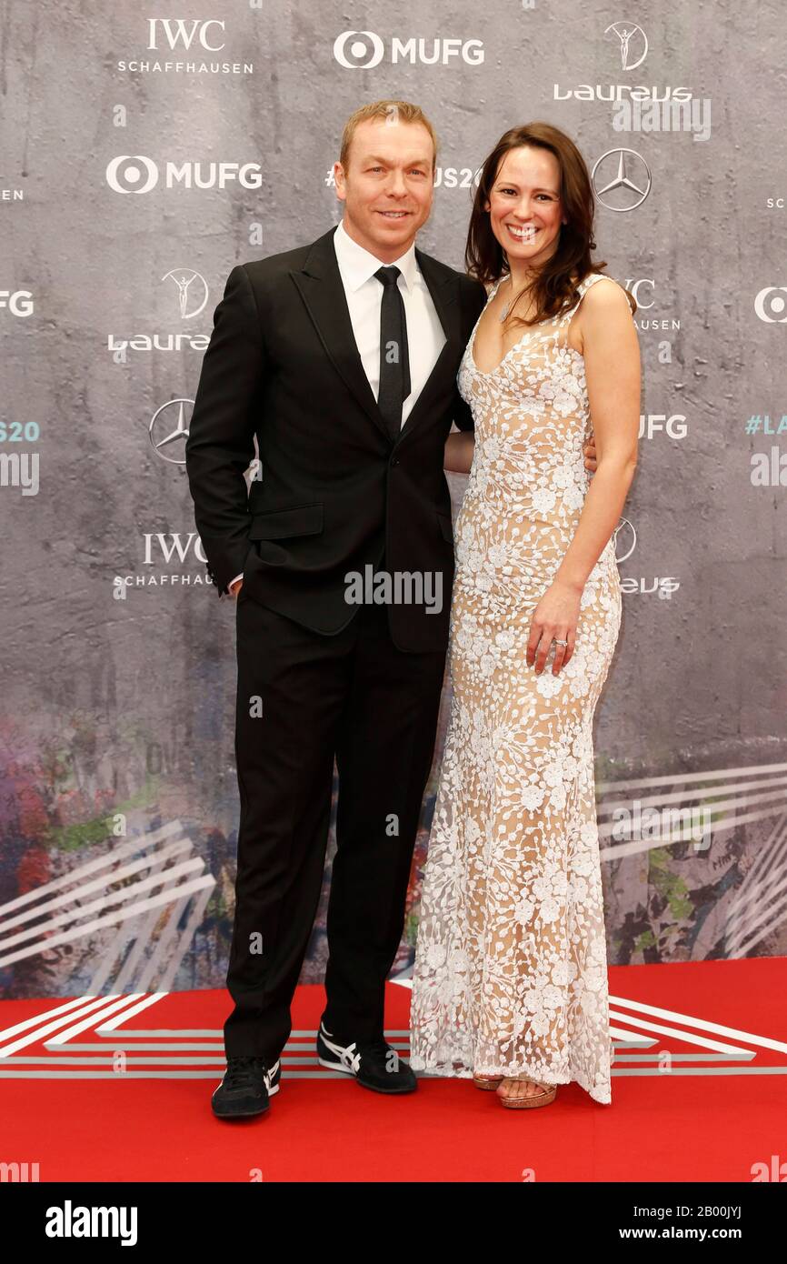 Berlin, Deutschland. 17th Feb, 2020. Chris Hoy and Sarra Kemp on the ...