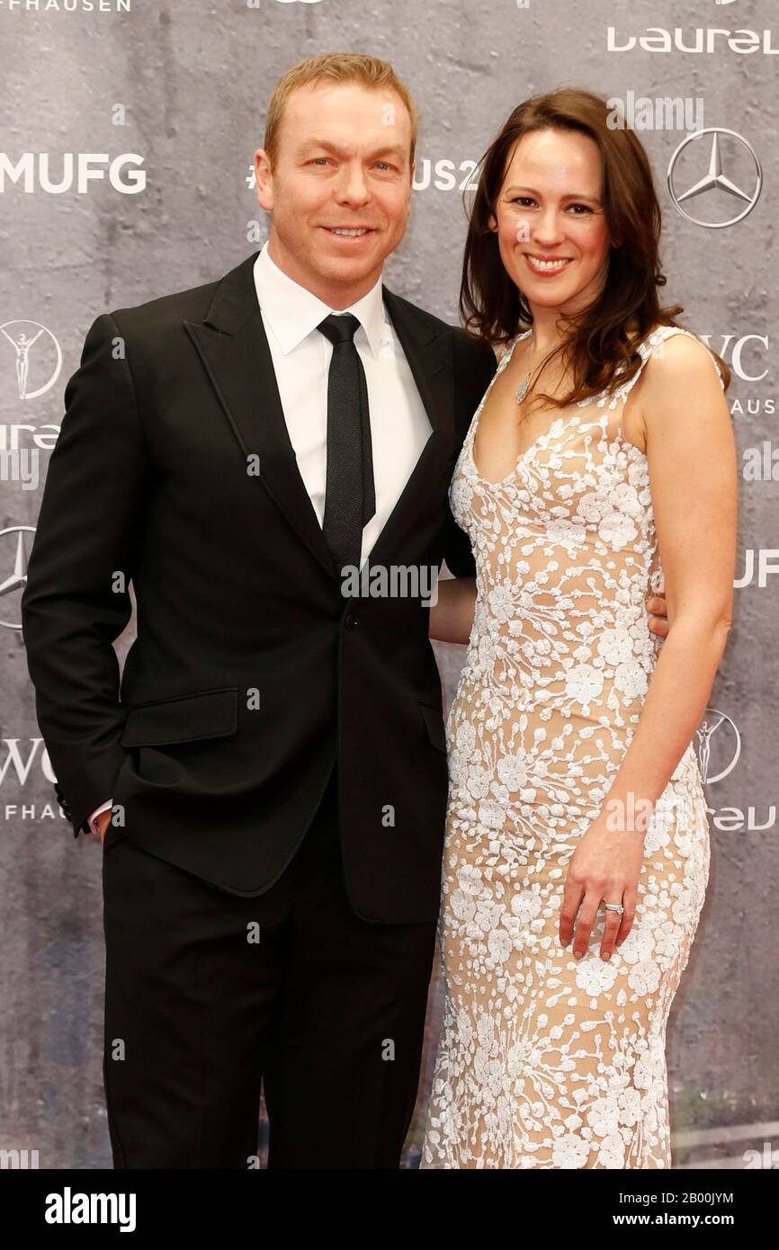 Berlin, Deutschland. 17th Feb, 2020. Chris Hoy and Sarra Kemp on the ...