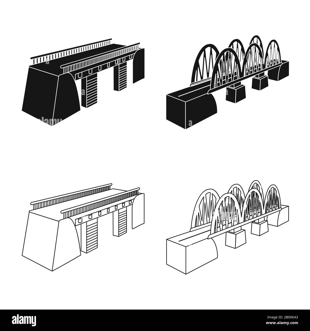 Isolated object of connection and design sign. Collection of connection ...