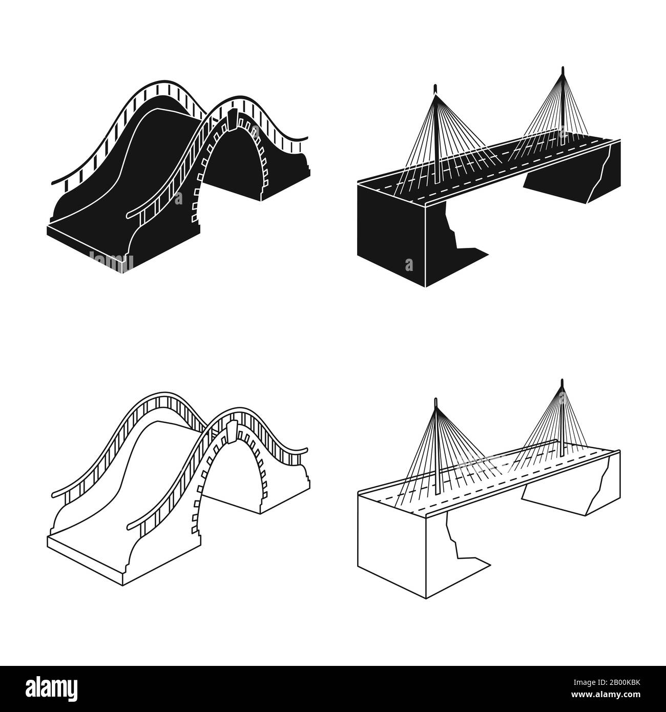 Vector illustration of connection and design icon. Collection of ...