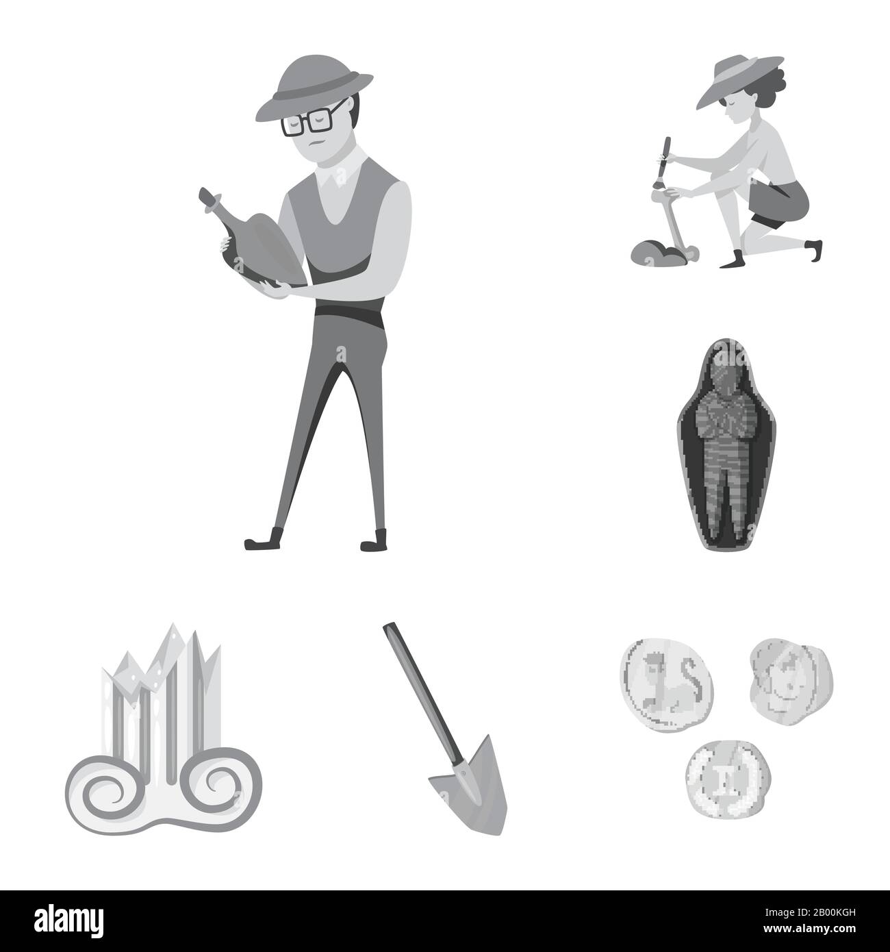 Vector design of story and discovery symbol. Collection of story and ...