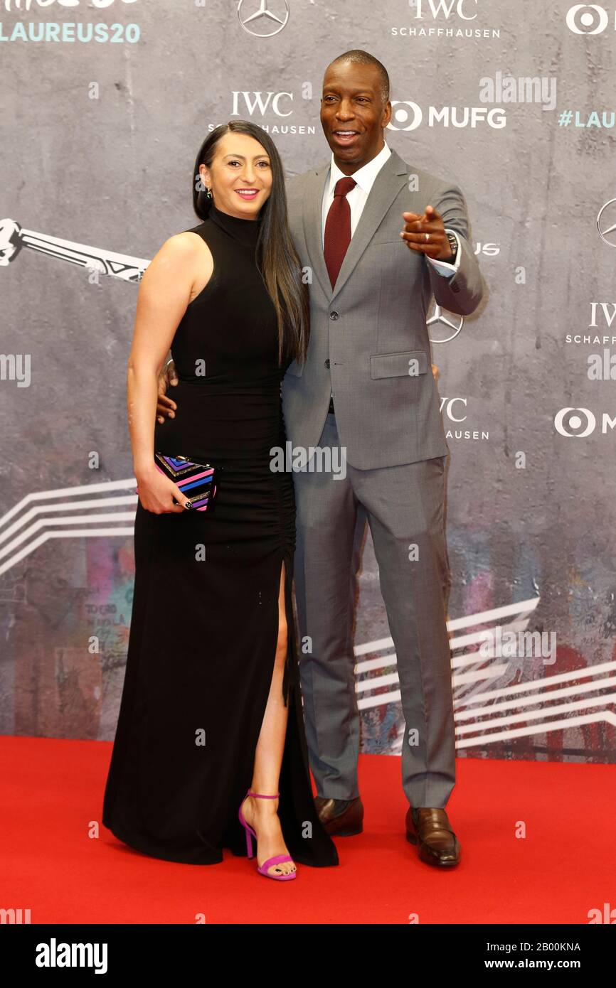 Berlin, Deutschland. 17th Feb, 2020. Michael Johnson and Armine ...