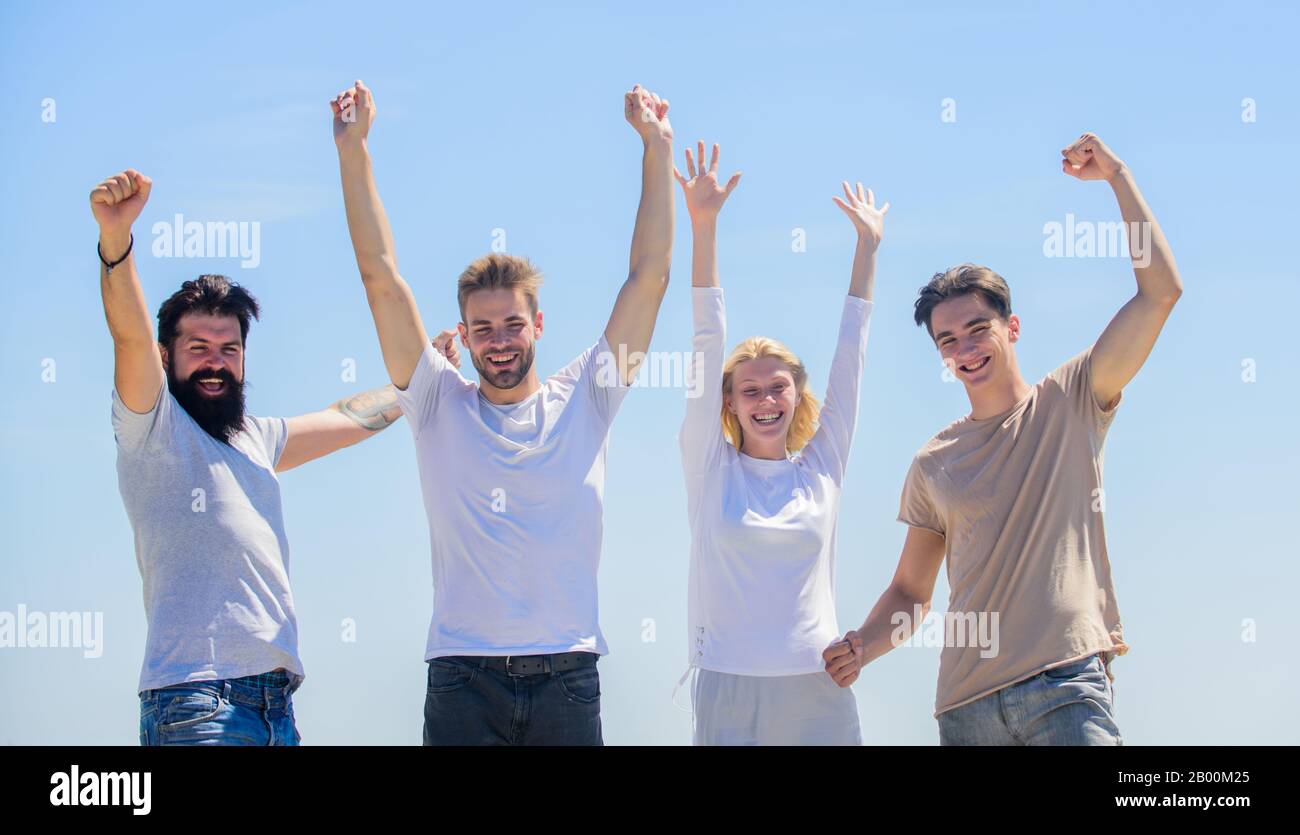 Success and achievement. Cheerful people communicating. Networking ...