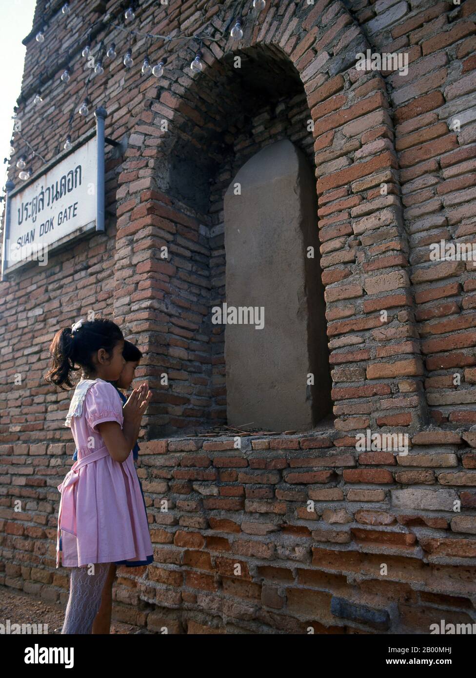 Thailand: Pratu Suan Dok (Suan Dok Gate), Chiang Mai. Chiang Mai ...
