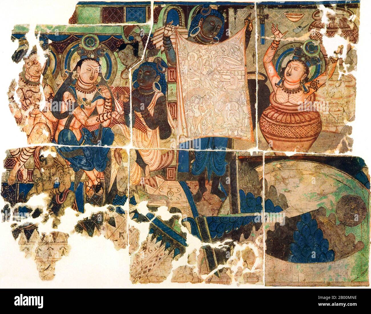 China: Mural paintings from the Kizil Thousand Buddha Caves, Xinjiang ...