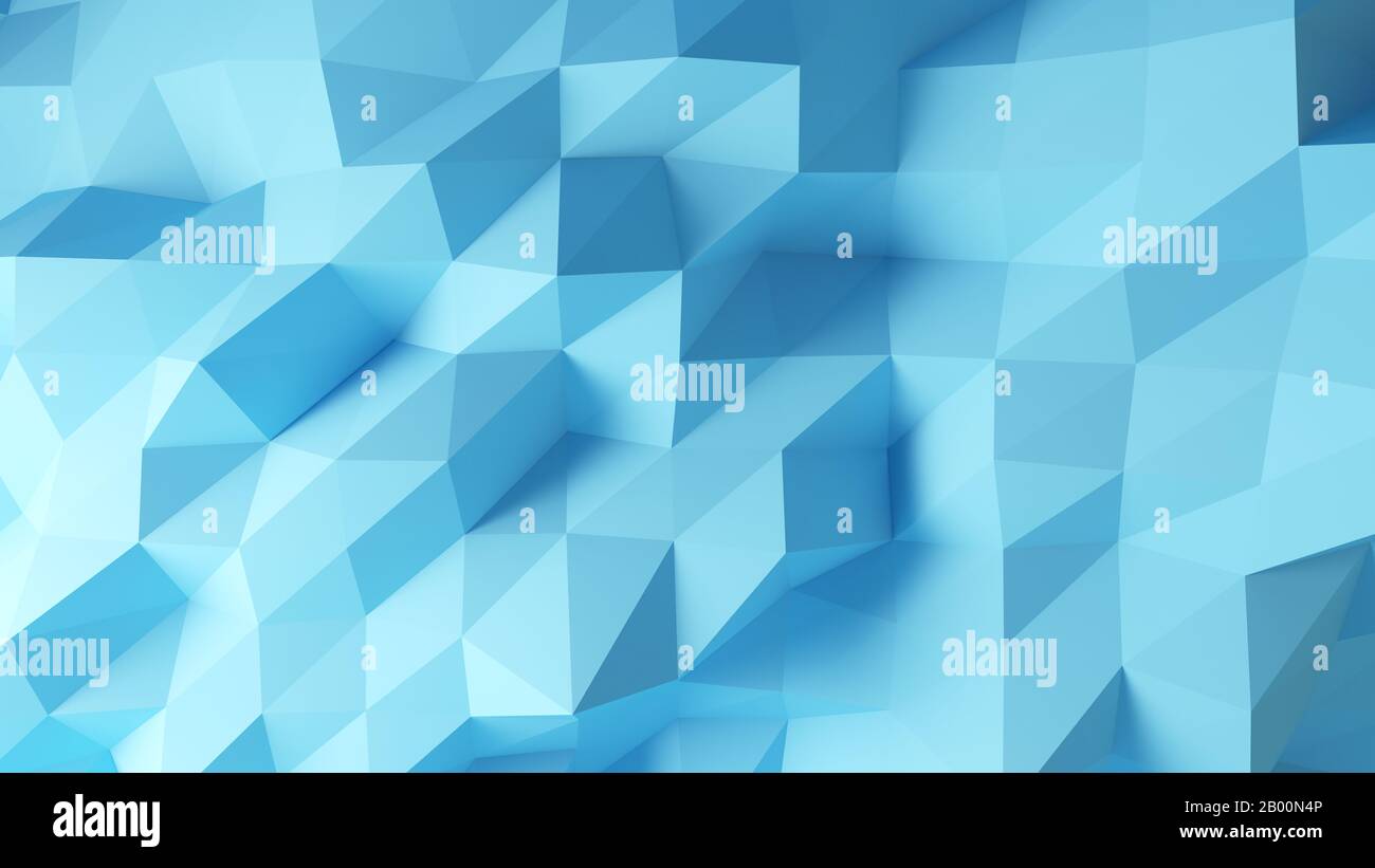 Blue low poly background hi-res stock photography and images - Alamy