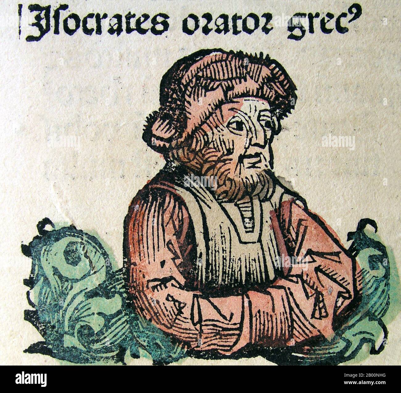 Germany: 'Isocrates'. The Nuremberg Chronicle, by Hartmann Schedel ...