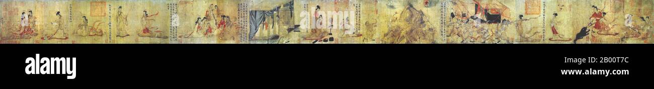 China: The Admonitions Scroll, Scene 4 to 12 (British Museum copy). The ...