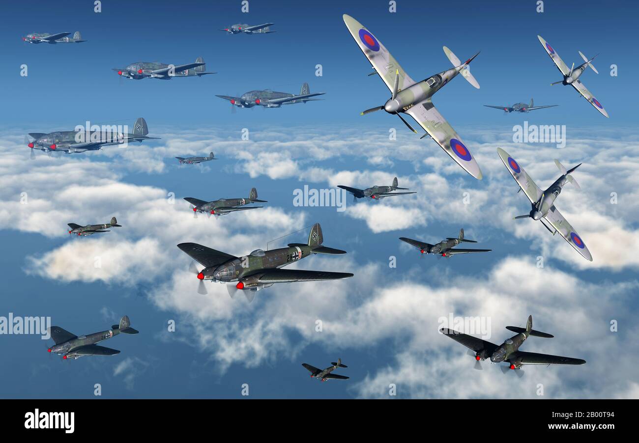 The Battle Of Britain Stock Photo - Alamy