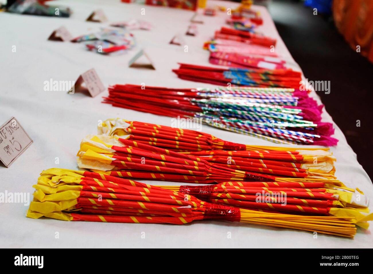 Small fireworks for sale during festive season in Malaysia Stock Photo ...