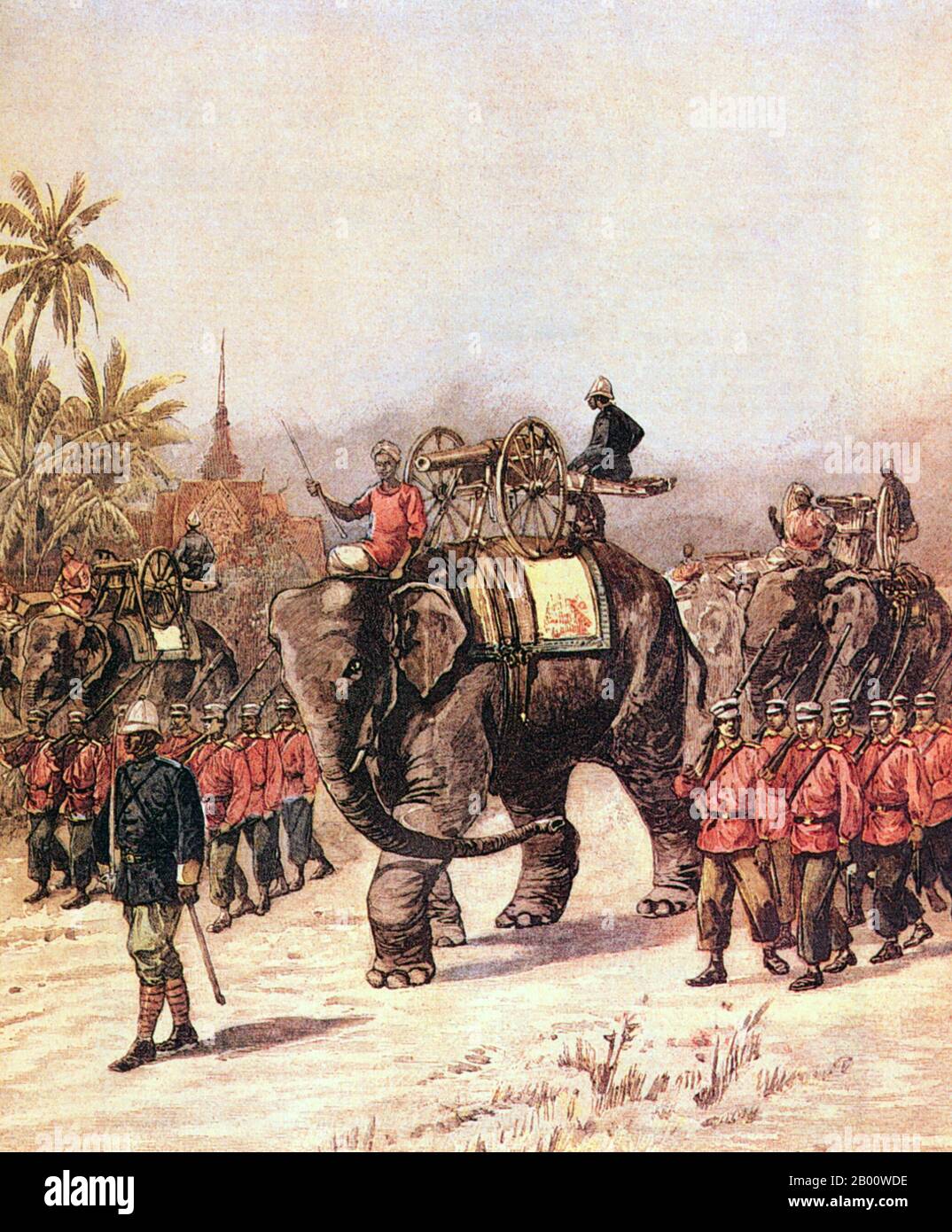 Elephant army hi-res stock photography and images - Alamy