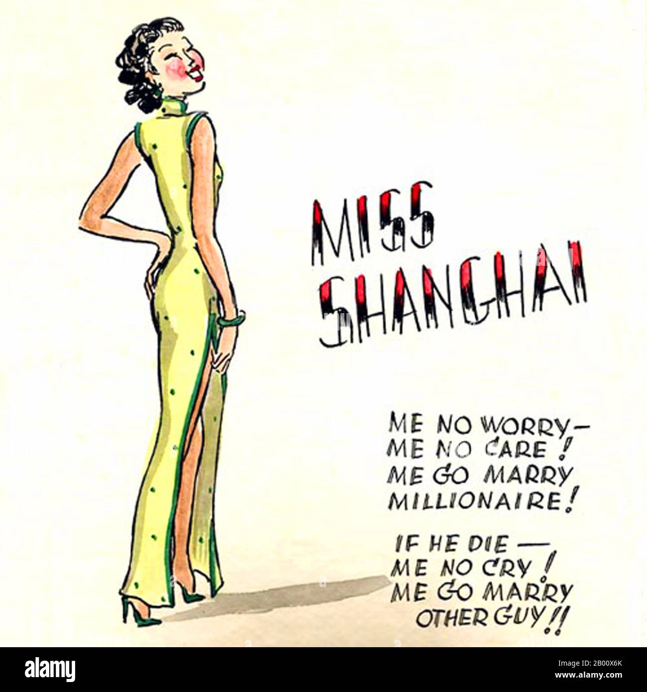 Qipao shanghai 1930s hi-res stock photography and images - Alamy