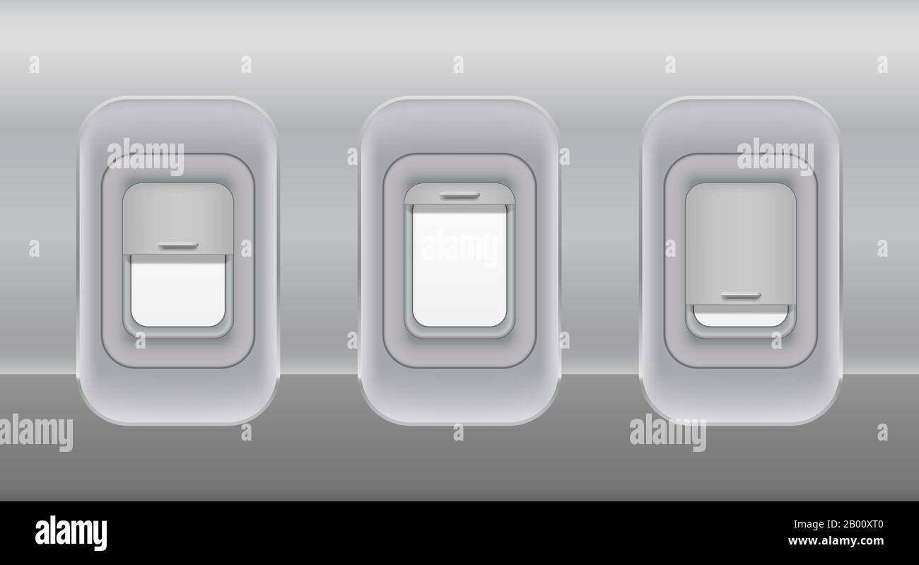 Vector realistic closed open Stock Vector Images - Alamy