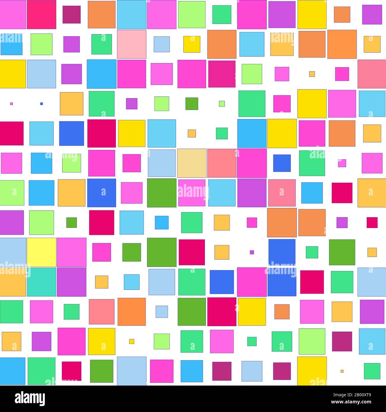 Bright colorful squares on a white background Stock Vector Image & Art ...