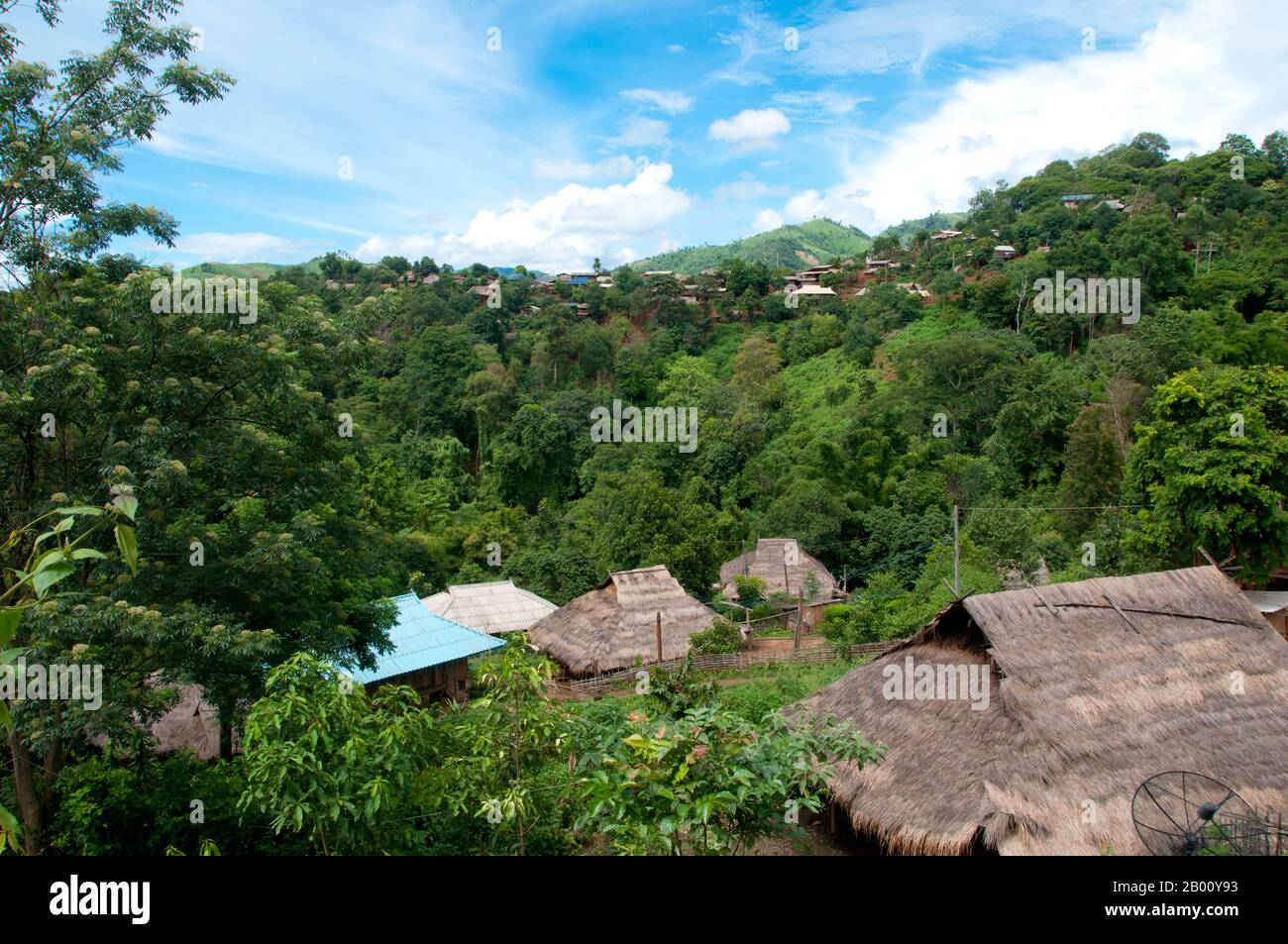 Thailand: The Akha village of Ban Huai Kee Lek, Chiang Rai Province ...