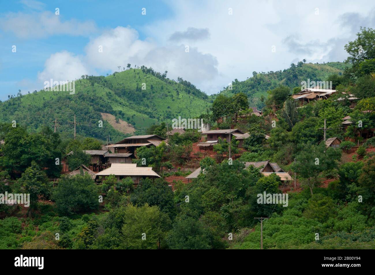 Thailand: The Akha village of Ban Huai Kee Lek, Chiang Rai Province ...