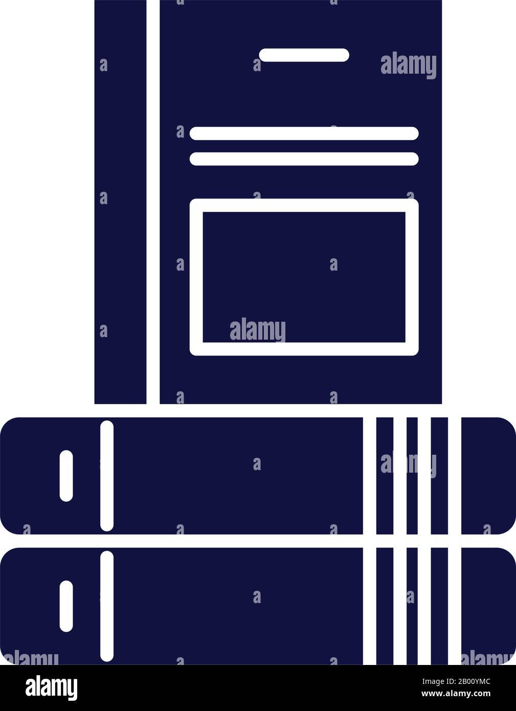 books silhouette style icon design, Education literature read library ...