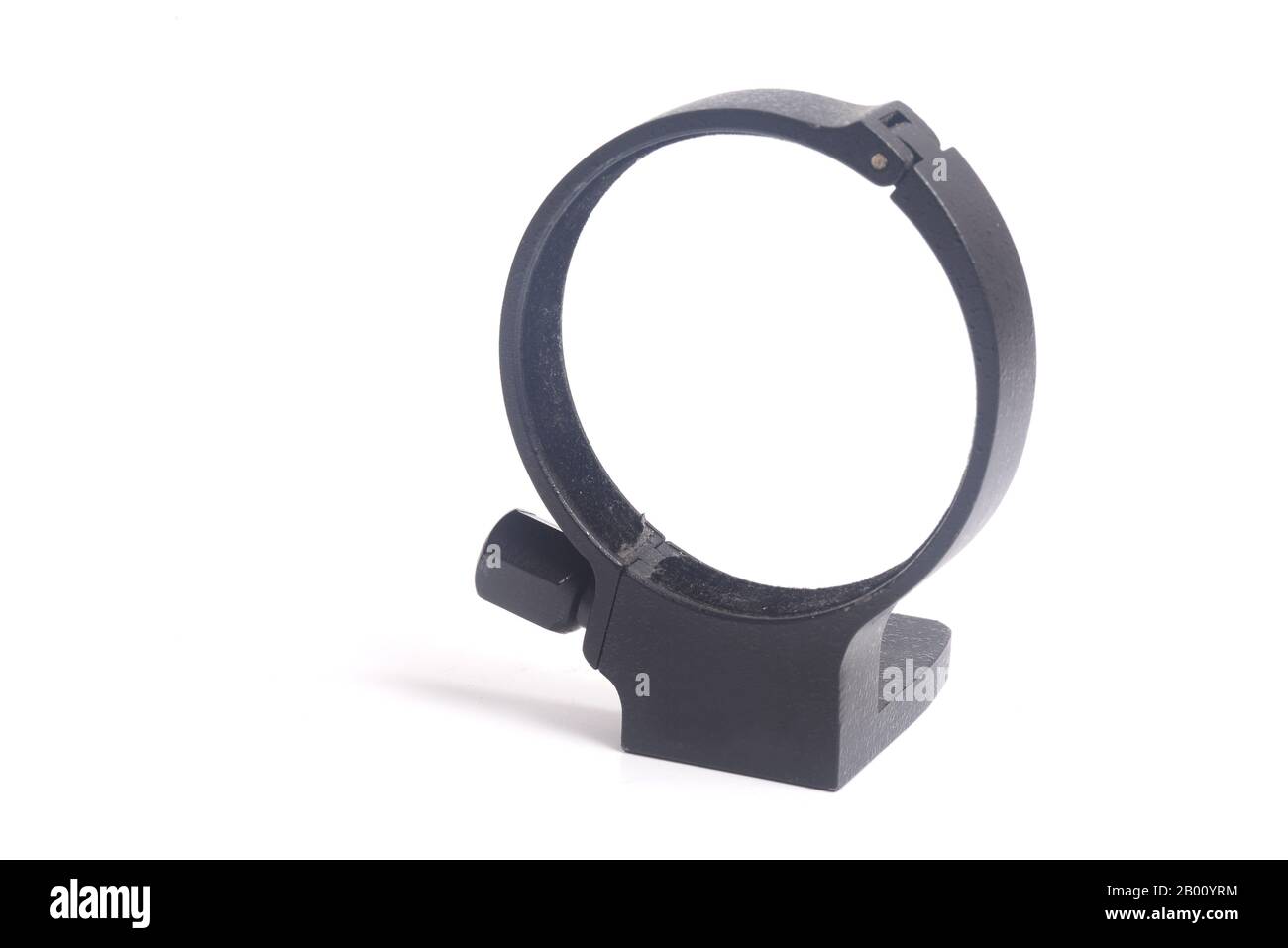 collar for camera lens on the white color background Stock Photo - Alamy
