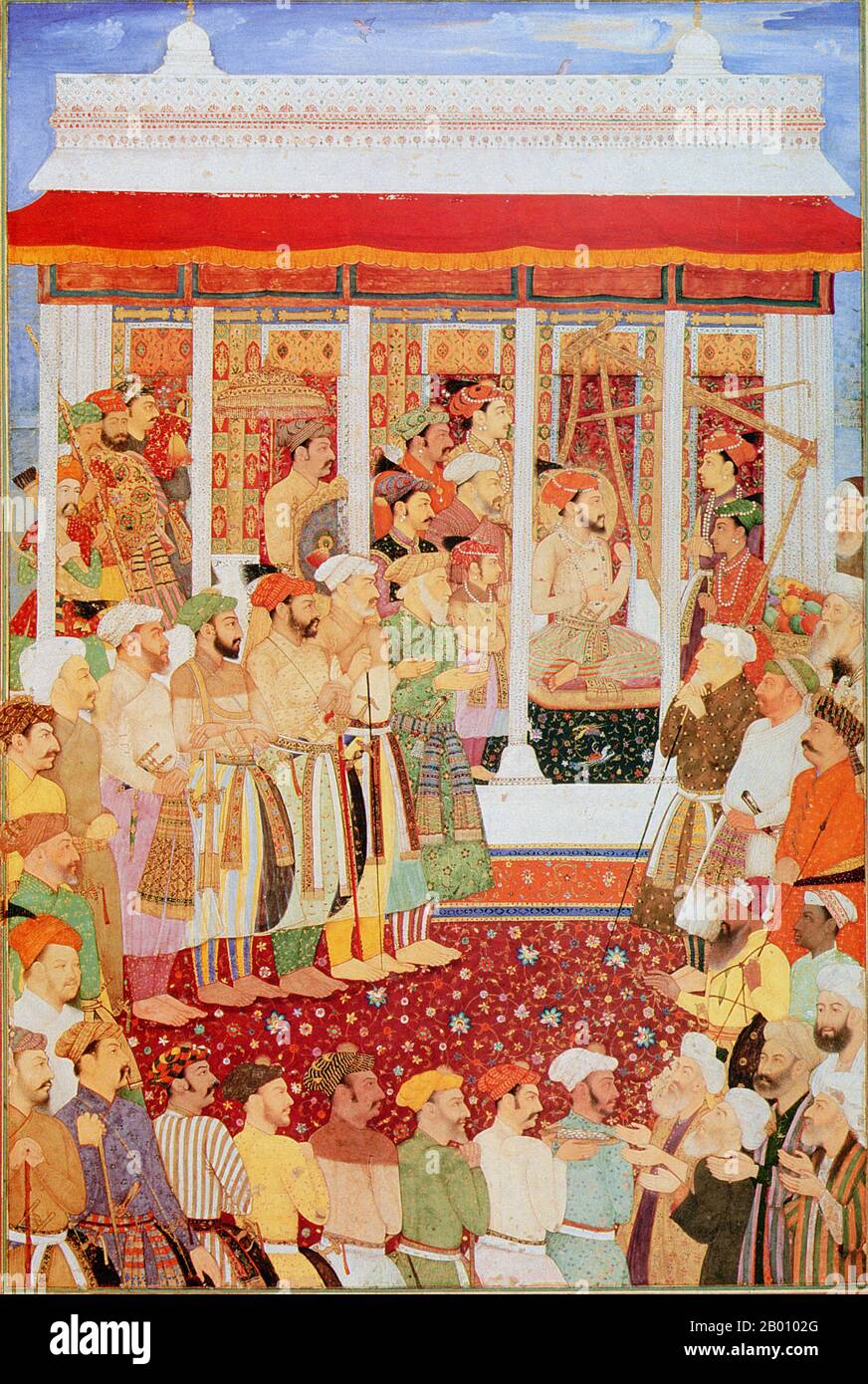 Shah jahan and mumtaz mahal painting hi-res stock photography and ...