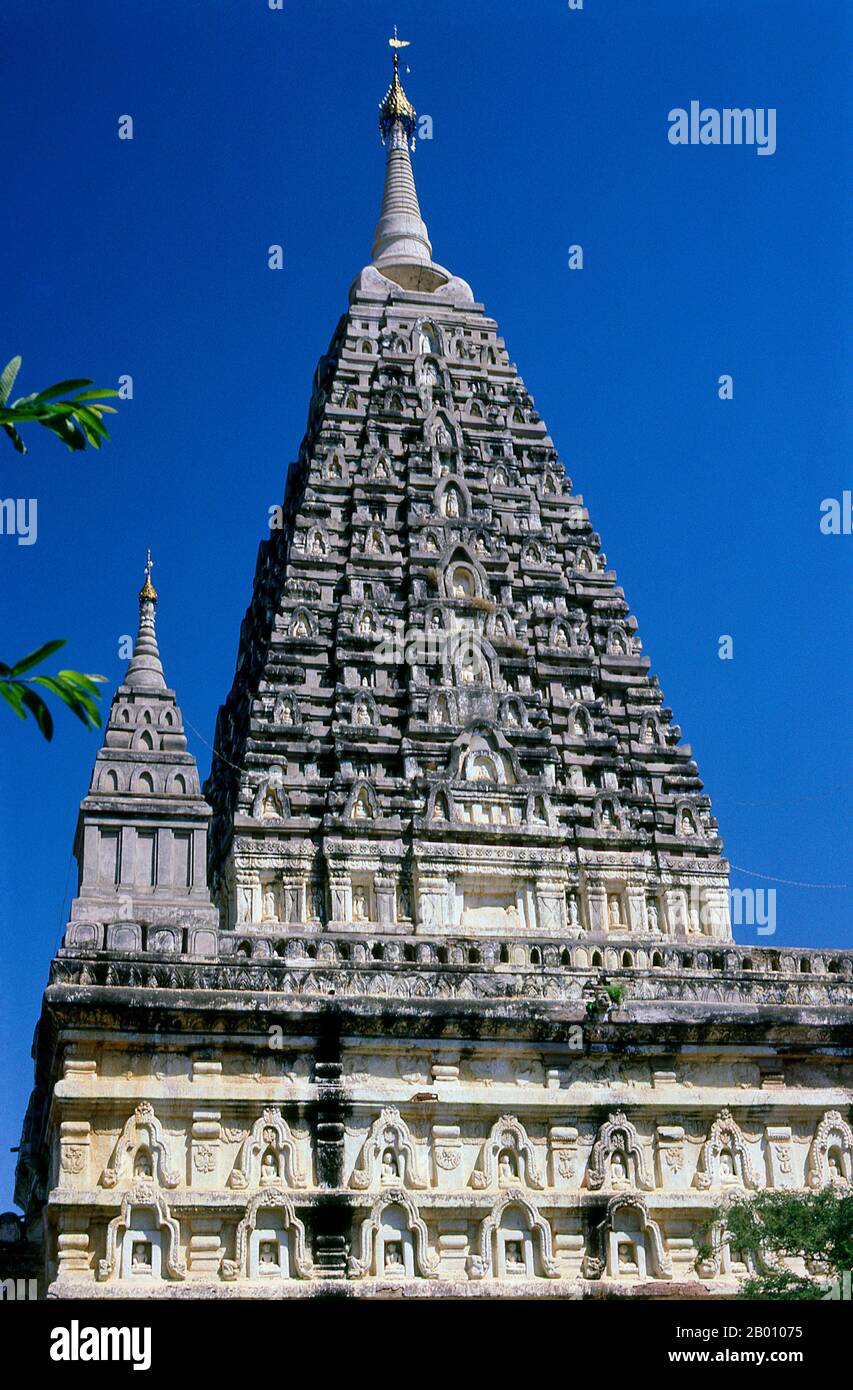 Burma: Mahabodhi Temple, Bagan (Pagan) Ancient City. The Mahabodhi ...