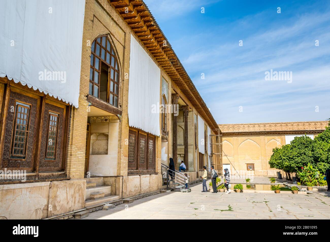 Interiors of the Arg of Karim Khan, or Karim Khan Citadel, built as ...