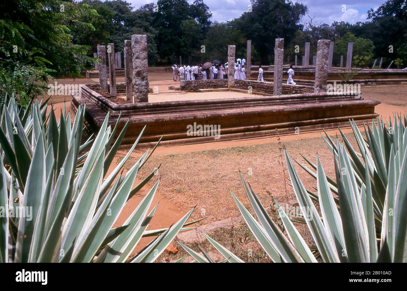 Sri Lanka: Ruins at Anuradhapura. Anuradhapura is one of Sri Lanka's ancient capitals and famous ...