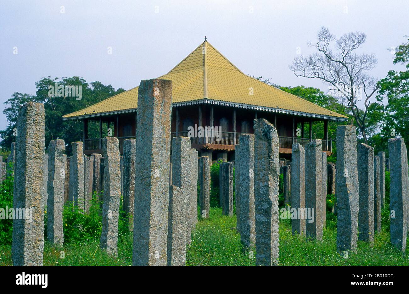 Sri Lanka: Lovamahapaya also known as the Lohaprasadaya or Brazen Palace, Anuradhapura ...