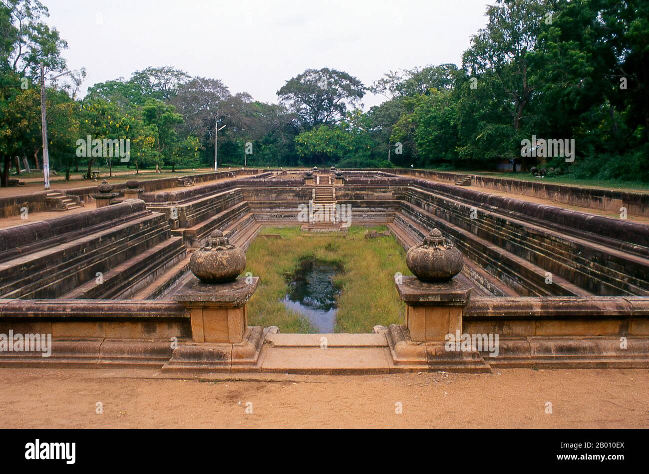 Sri Lanka: Kuttam Pokuna (Twin Ponds), Anuradhapura. The Kuttam Pokuna (Twin Ponds) were ...