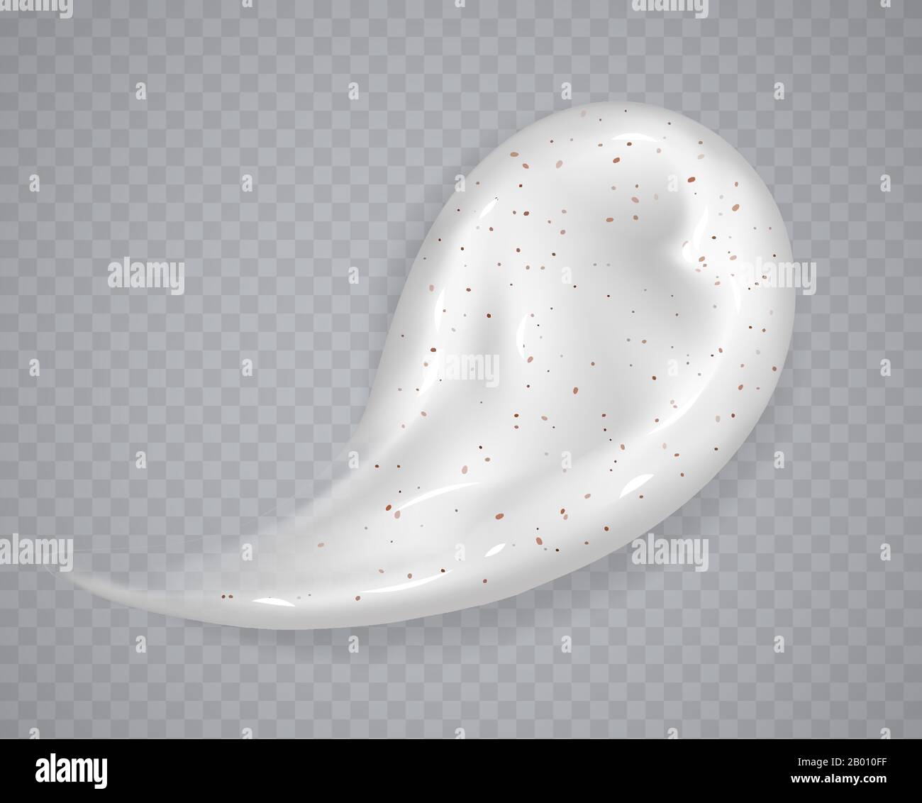 Toothpaste smear texture cosmetic Stock Vector Images - Alamy
